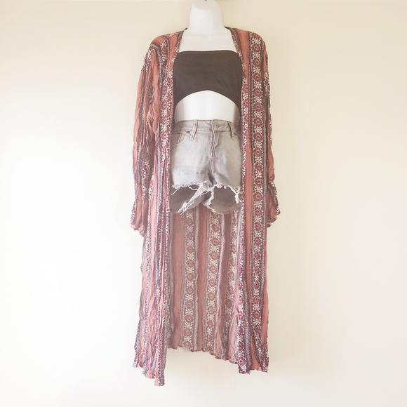 Band of Gypsies | Jackets & Coats | Bohemian Open Front Boho Kimono ...